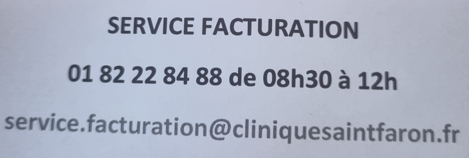 Les codes de la facturation | Clinique Saint-Faron